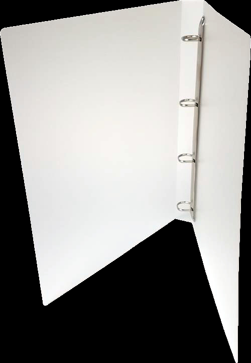 Donside Pockets & Binders A4 Portrait White Polypropylene Ring Binder ...