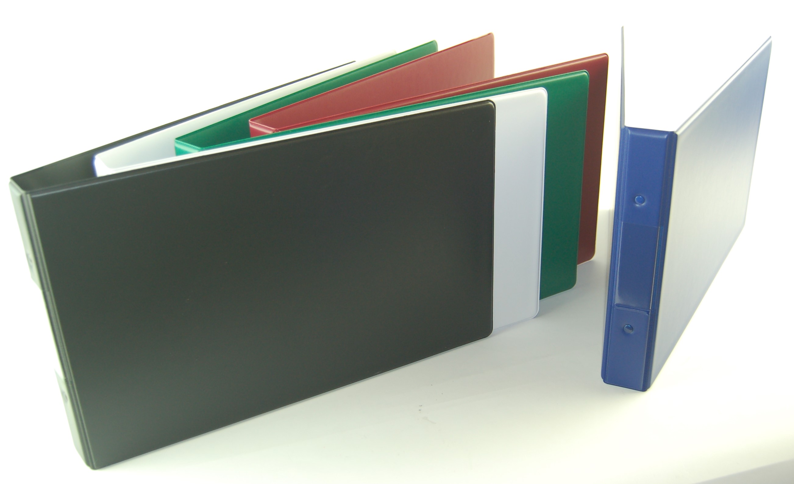 A4 Landscape PVC binder with 2 R ring mechanism