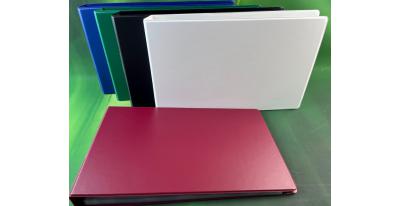 A4 Landscape PVC binder with 2 D ring mechanism